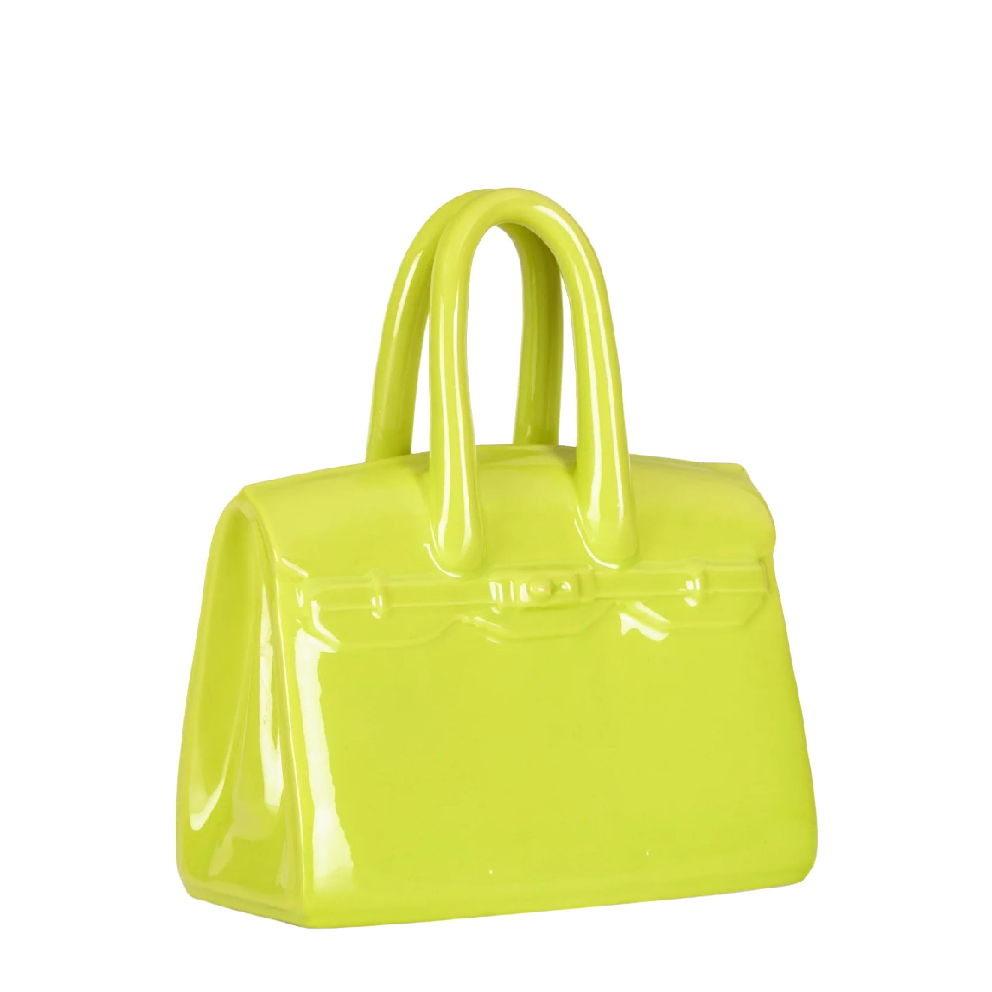 Money Bag Piggy Bank (Chartreuse) – Etiket